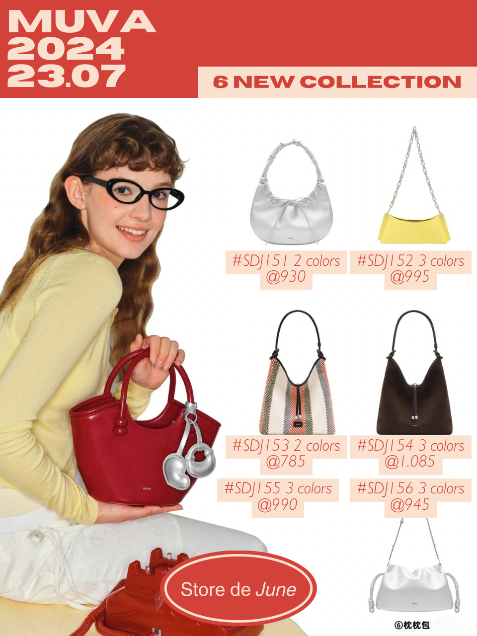 Jual MUVA BAG 2024 23.07 - Import China Original Authentic 100% Genuine ...