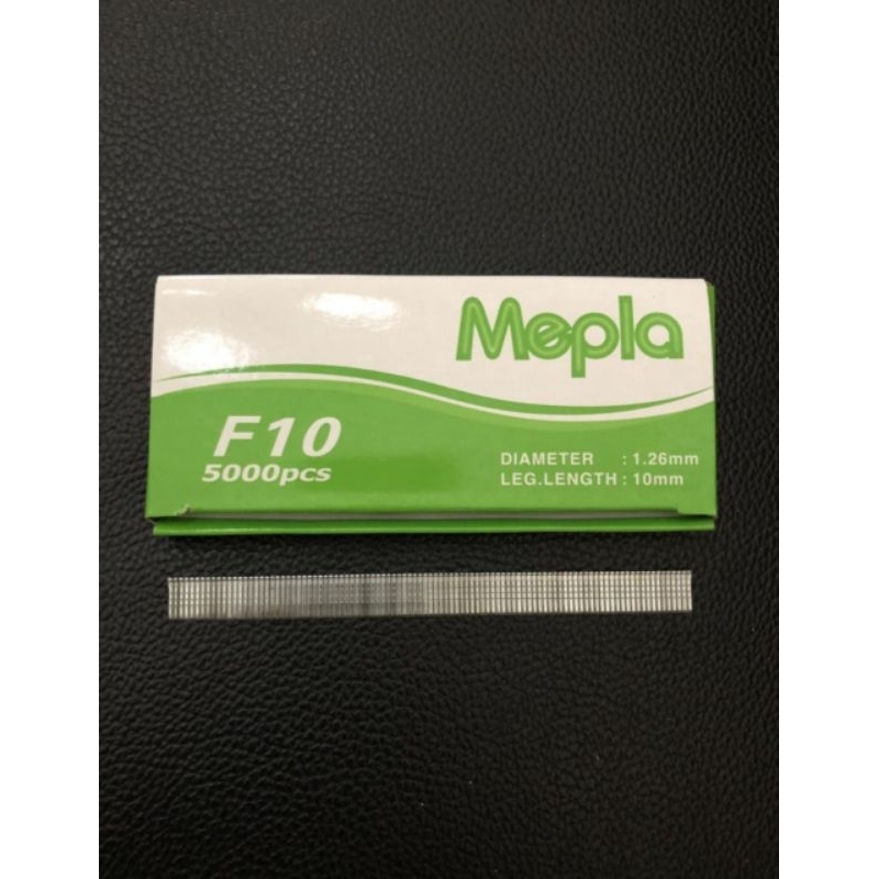 Jual isi paku tembak F10 refill staples tembak angin / paku tembak sofa ...