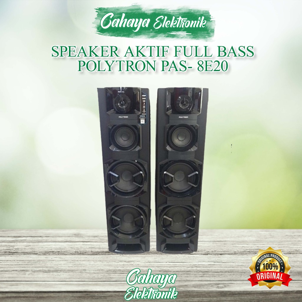 Jual SPEAKER AKTIF POLYTRON PAS 8E20 BLUETOOTH ORIGINAL GARANSI RESMI ...