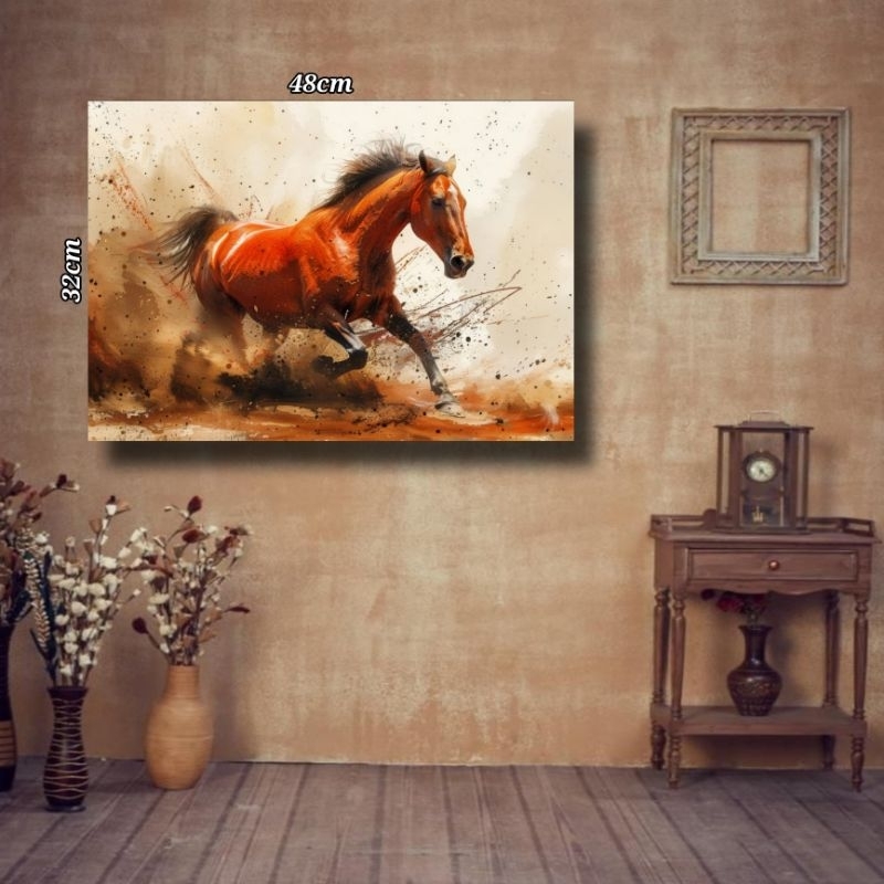 Jual poster digital art hourse art paper a3plus 32x48 | Shopee Indonesia