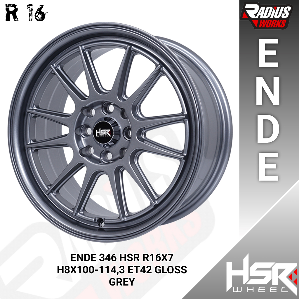 Jual velg mobil hsr ende R16 pcd 4x100 & 4x114,3 avanza jazz yaris mobilio livina city dll ...