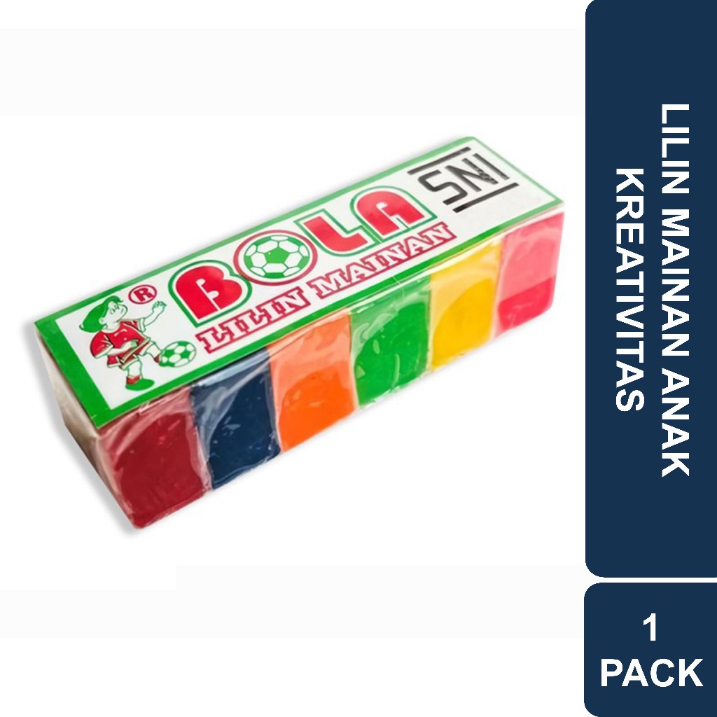 Jual PLASTISIN LILIN MAINAN ANAK 6 WARNA | 1 PACK | Shopee Indonesia
