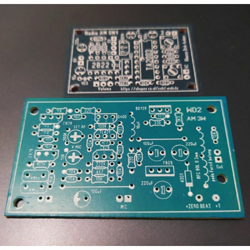Jual PCB Radio BRIK Transmitter & Receiver AM (PCB SAJA) TX-RX Terpisah ...