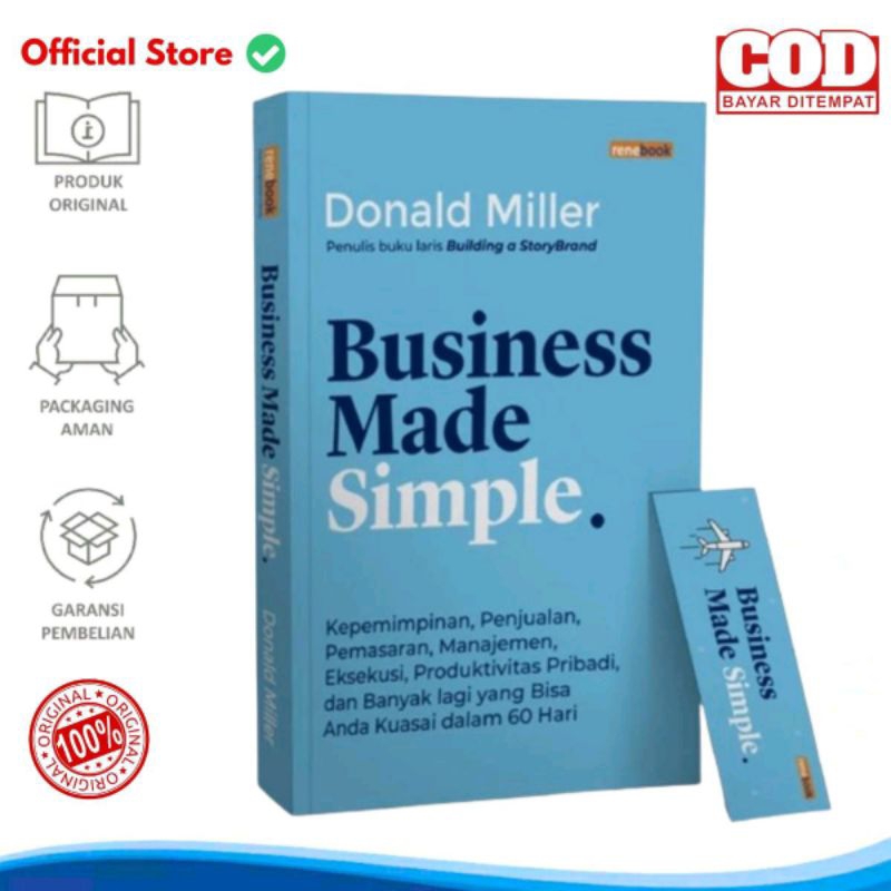 Jual Buku Business Made Simple Panduan Lengkap Bisnis Dalam 60 Hari Donald Miller | Shopee Indonesia