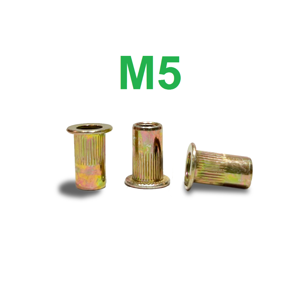 Jual MUR RIVET / RIVET NUT BESI KUNING M5 | Shopee Indonesia