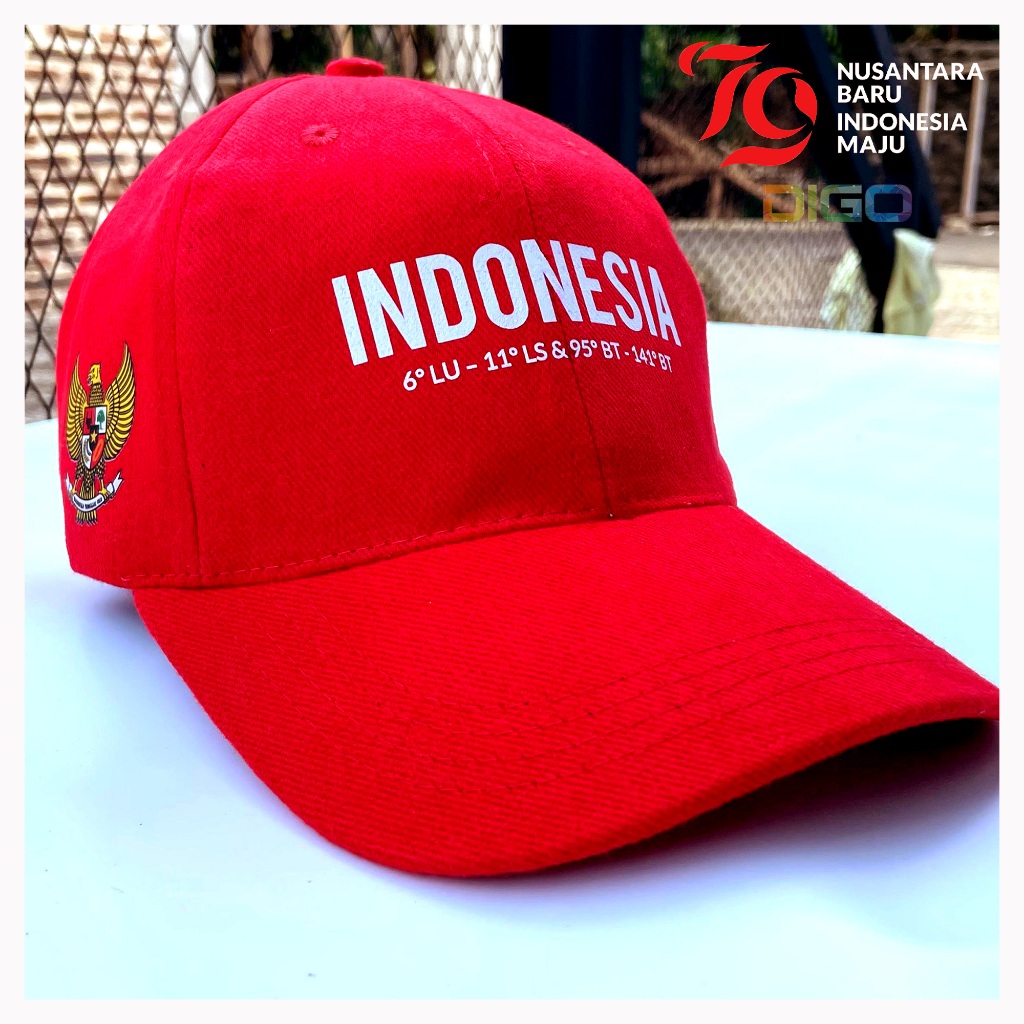 Jual Topi HUT RI 80 Tahun Custom Indonesia Merdeka 2025 Premium ...