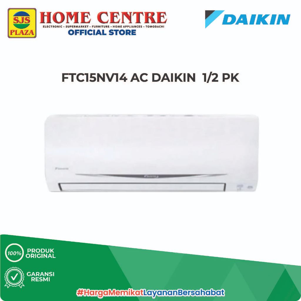 Jual DAIKIN FTC15NV14 AC SPLIT 1/2 PK SUPER MINI SPLIT STANDARD | Shopee Indonesia