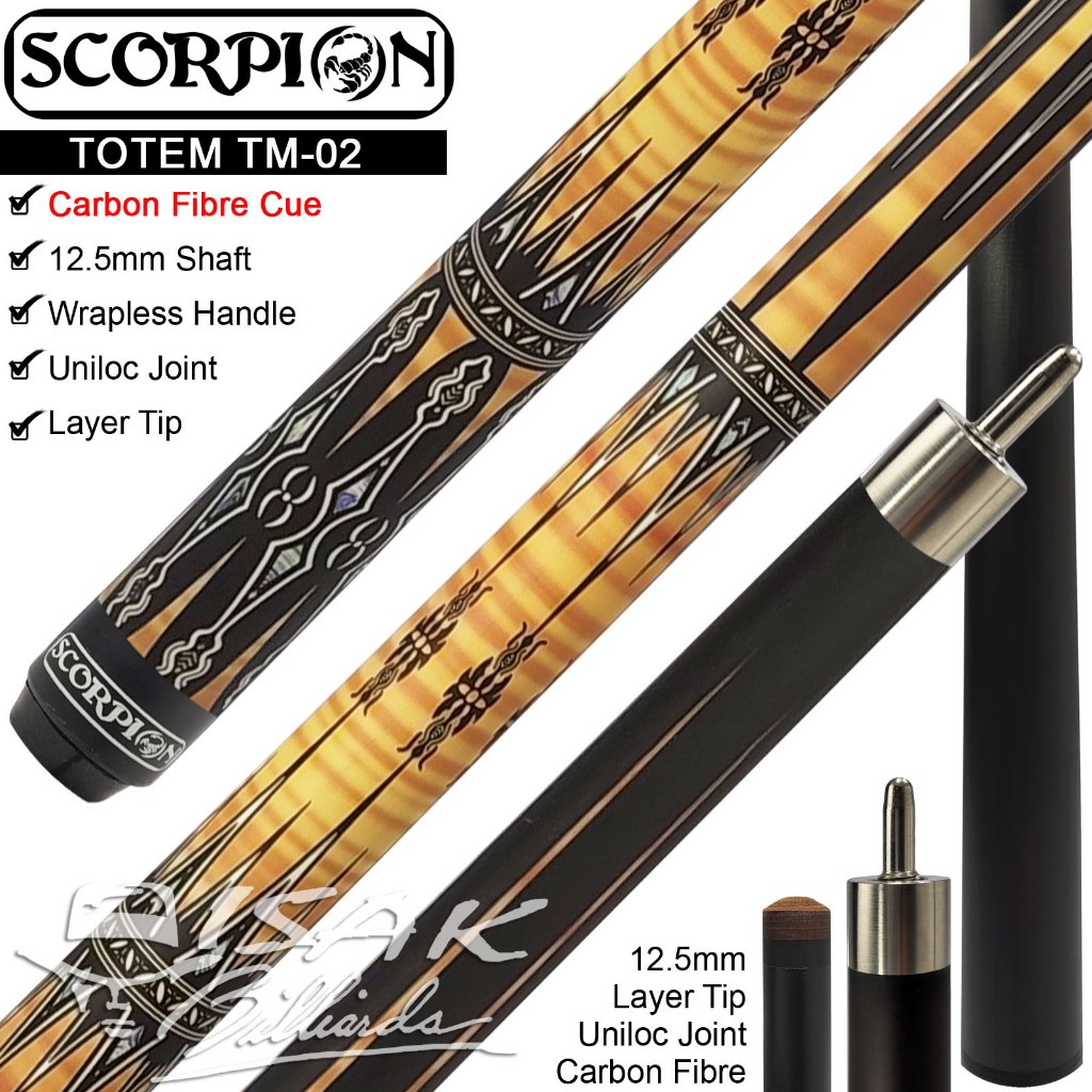 Jual Scorpion Totem TM-02 Carbon Fibre Uniloc Low Deflection Stick ...