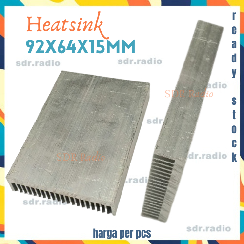 Jual Heat sink Pendingin Alumunium 92mm x 64mm x 15mm HS-92x64x15mm ...