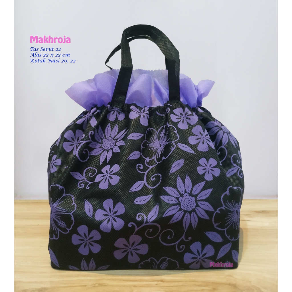 Jual Tas Hajatan Spunbond Serut 22 Motif RF Ungu | Shopee Indonesia