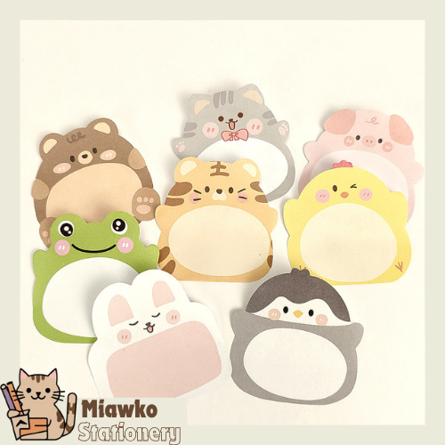 Jual 20 Lembar Stick Notes/ Memo/ Post-It Notes Motif Hewan Binatang ...