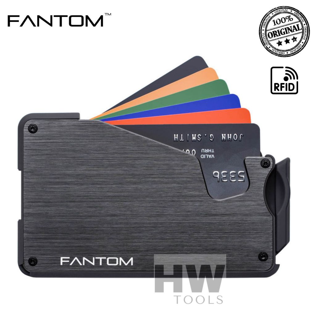Jual FANTOM S Fanning Card Wallet RFID Card Holder Minimalist Dompet ...