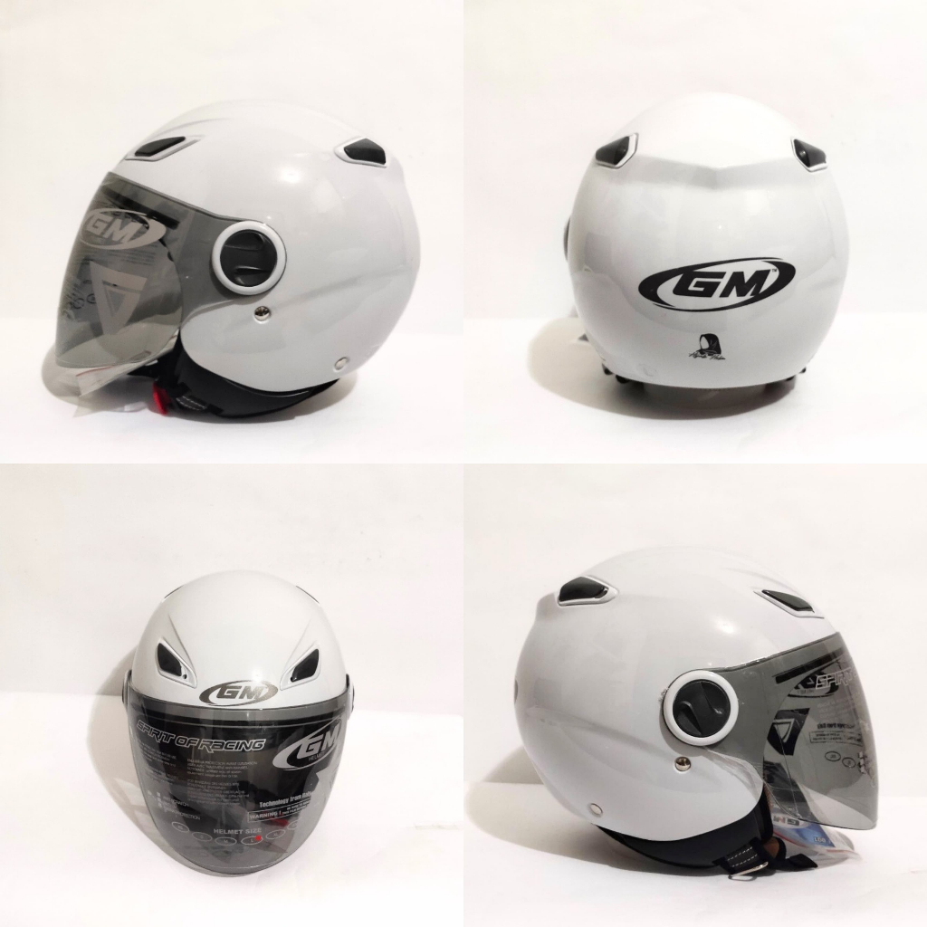 Jual HELM GM VENUS HIJAB ORIGINAL SOLID UNGU PASTEL PINK PASTEL BLACK ...