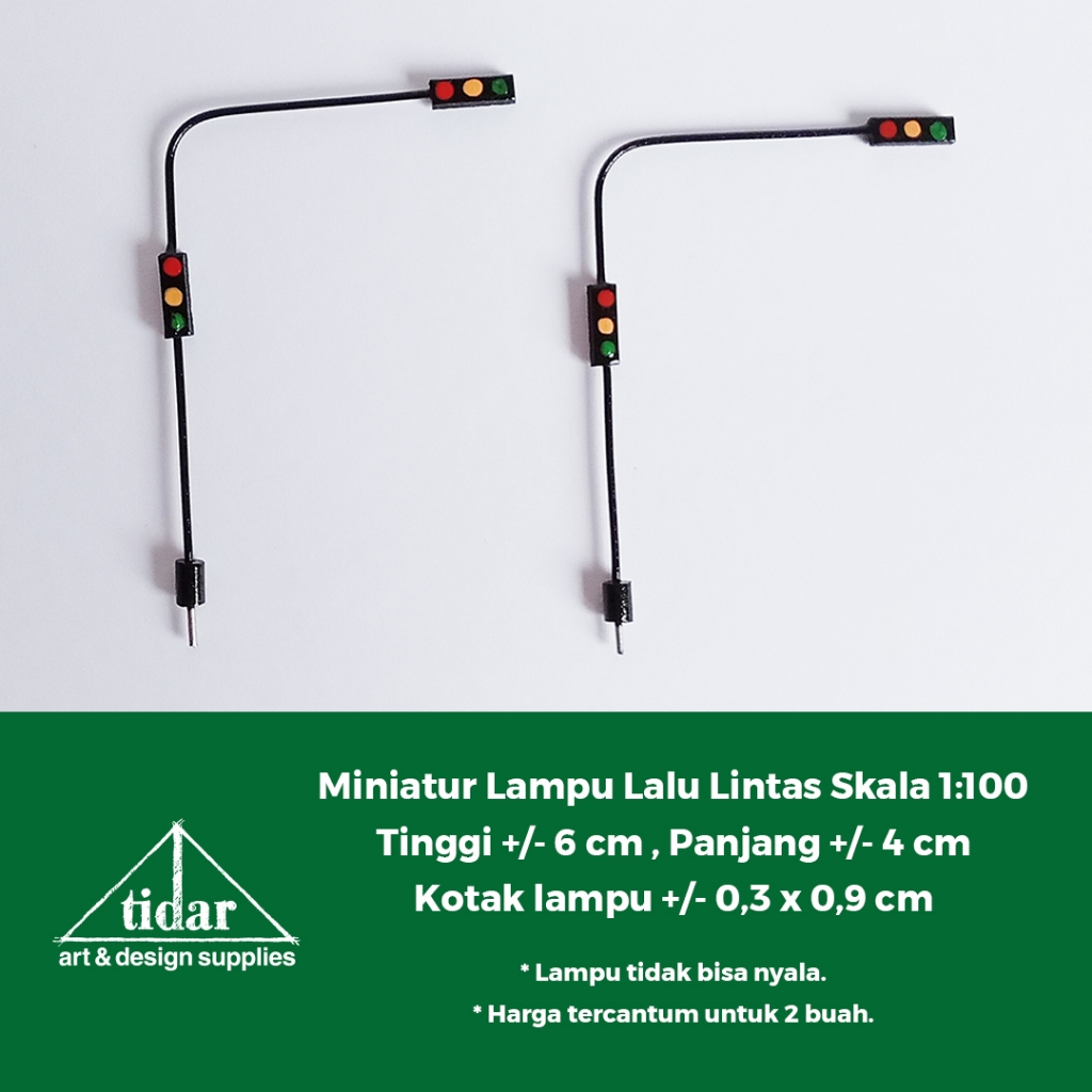 Jual MH - Miniatur Lampu Lalu Lintas Skala 1:100 - Traffic Light ...