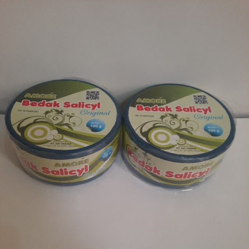 Jual (2pcs)Amore Bedak Salicyl Tenong 100g Afi Farma | Shopee Indonesia