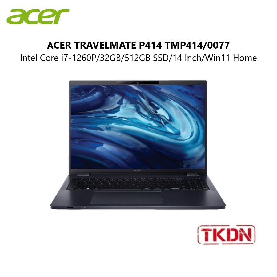 Jual ACER Travelmate P414 TMP414/0077 - i7-1260P/32GB/512GB SSD/14 Inch/Win11 - TKDN | Shopee ...