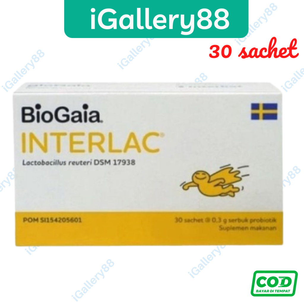 Jual Interlac Probiotik Mini Pack 30 Sachet - Menjaga Saluran ...