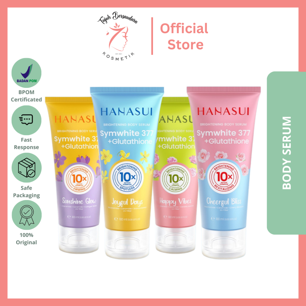 Jual Hanasui Brightening Body Serum 180 ml | Shopee Indonesia