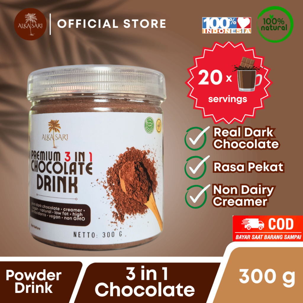 Jual Chocolate Drink Premium 3 In 1 & 2 In 1/ Bubuk Minuman Coklat ...