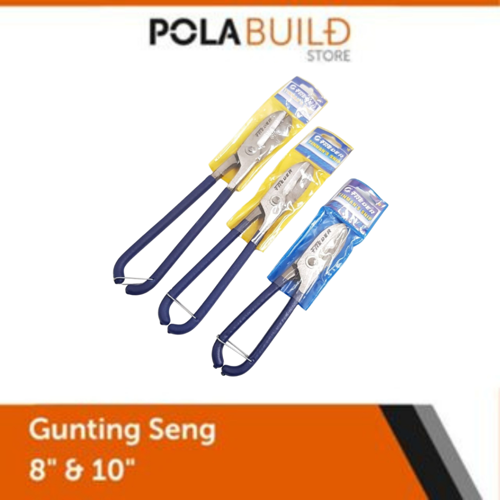 Jual Pola Build - Gunting Seng / Gunting Baja Ringan 8" / 10" | Shopee ...