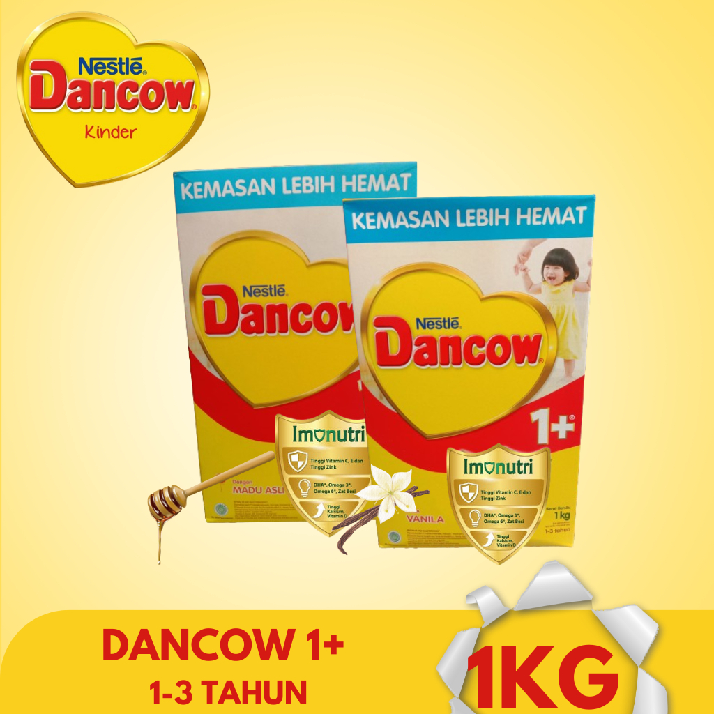 Jual NESTLE DANCOW 1+ SUSU PERTUMBUHAN ANAK USIA 1 - 3 TAHUN 1KG ...