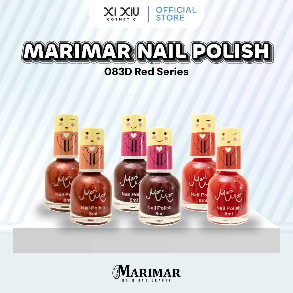 Jual MARIMAR NAIL POLISH 12 COLOR SHADES CODE 083 D | Shopee Indonesia