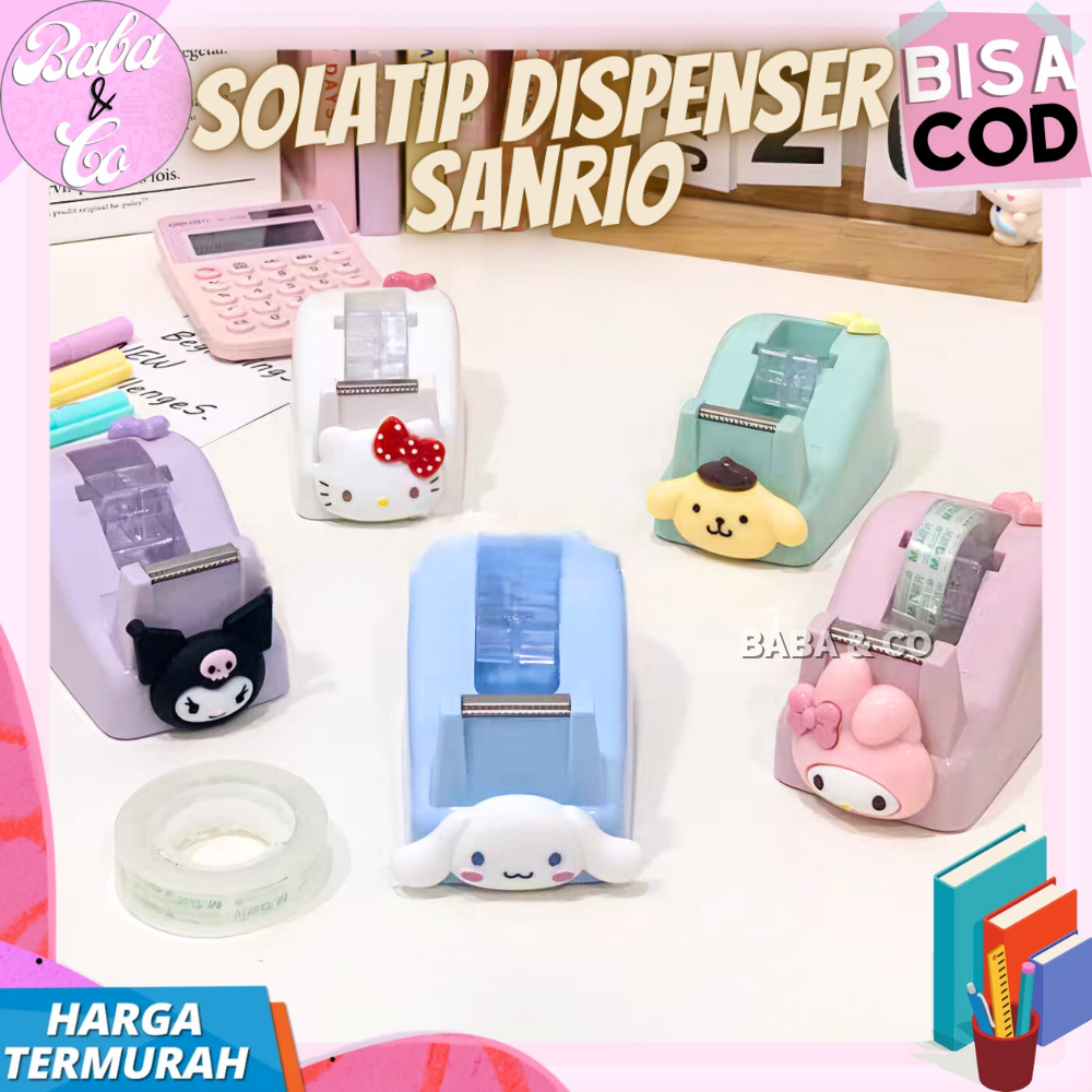 Jual SOLATIP DISPENSER SANRIO SELOTIP SANRIO LUCU UNIK TEMPAT ISOLASI ...