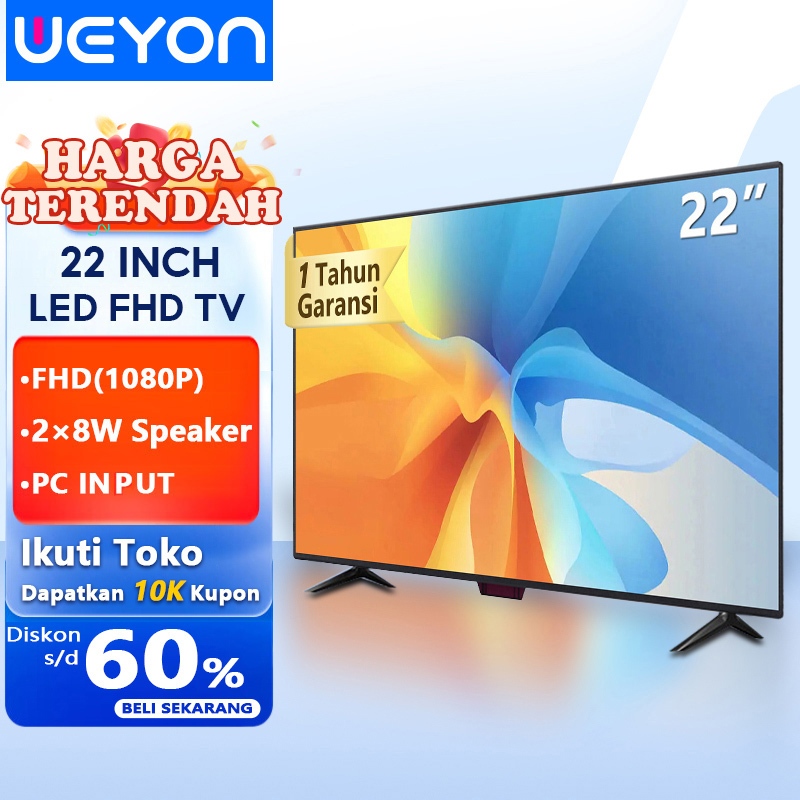 Jual Weyon Sakura TV LED 21 inch Digital TV 21/22 Inch Televisi LED HD ...