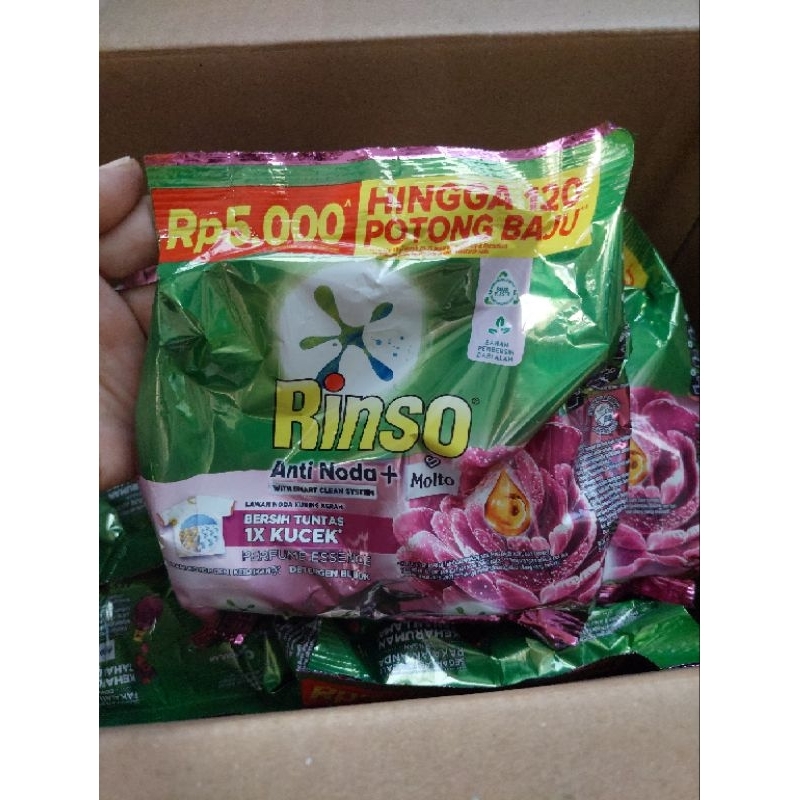 Jual Detergen Rinso 5000 anti noda + molto | Shopee Indonesia