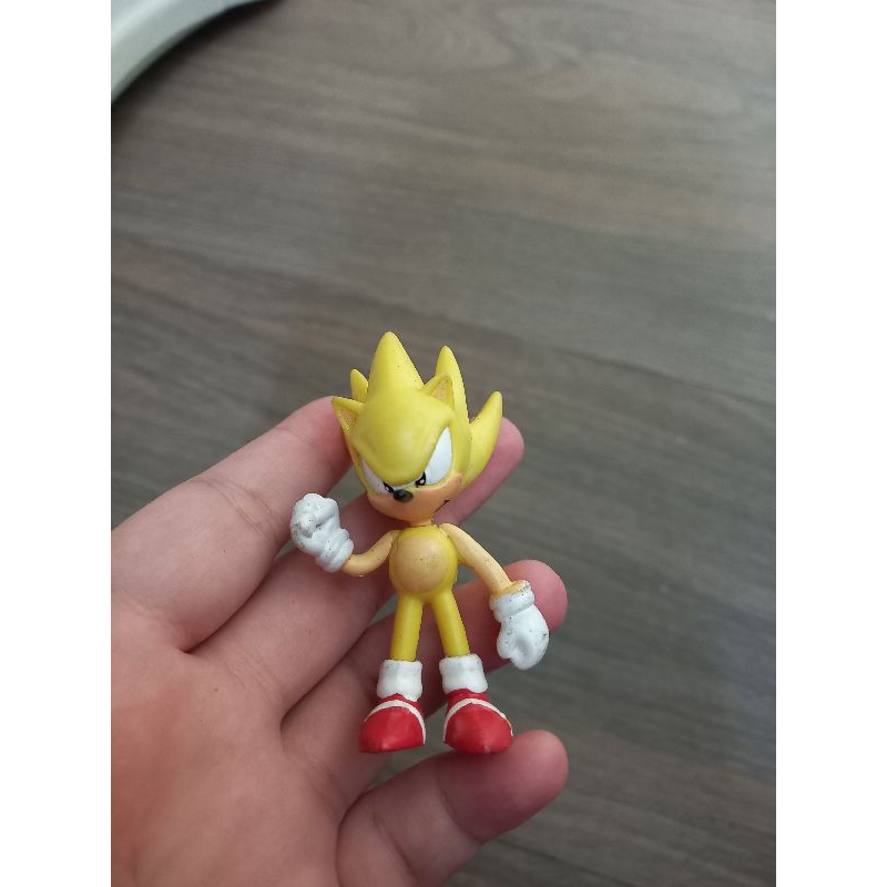 Jual action figure sonic kuning yellow sega second loose | Shopee Indonesia