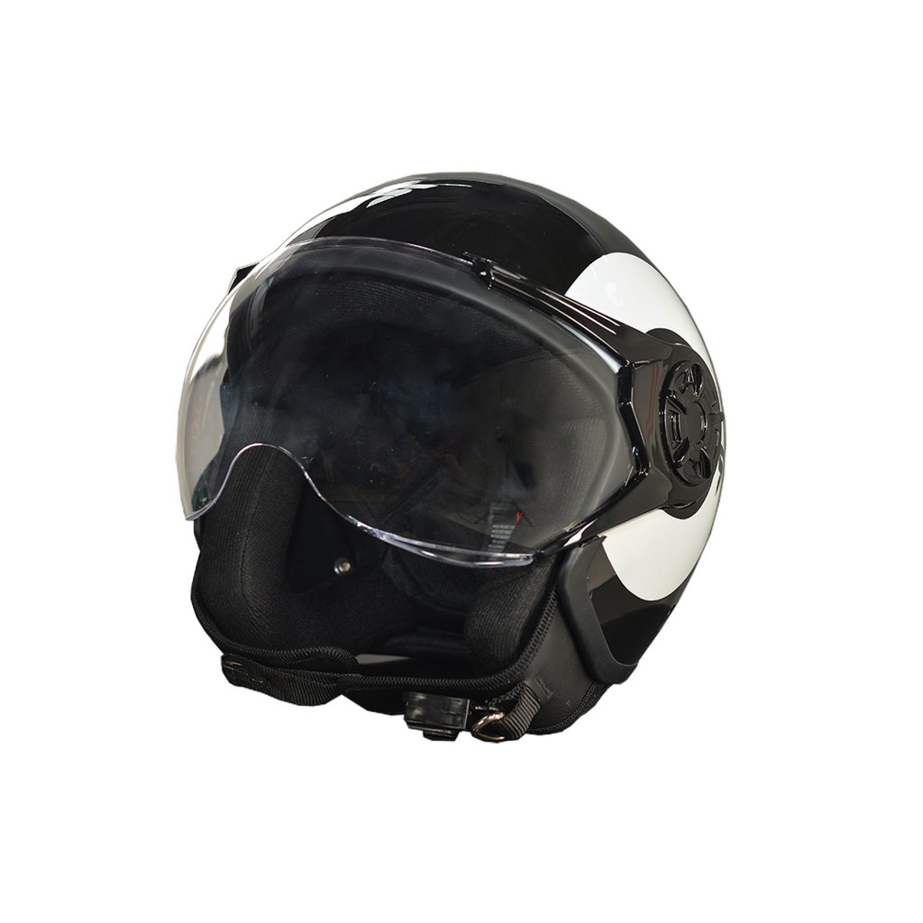 Jual Helm Smoot Motor - Half Face Visor | Shopee Indonesia