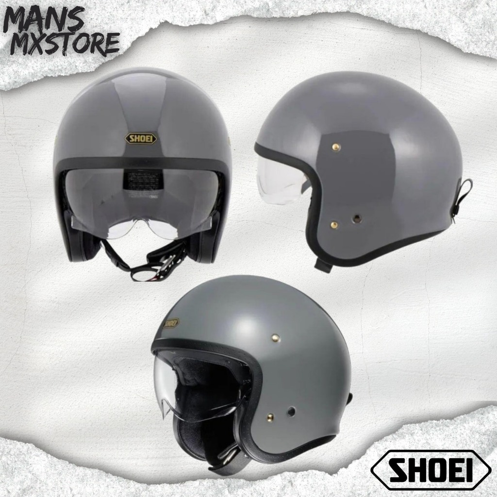 Jual HELM SHOEI J.O MATT LIGHT SILVER SNI HELMET SHOEI HALF FACE ...