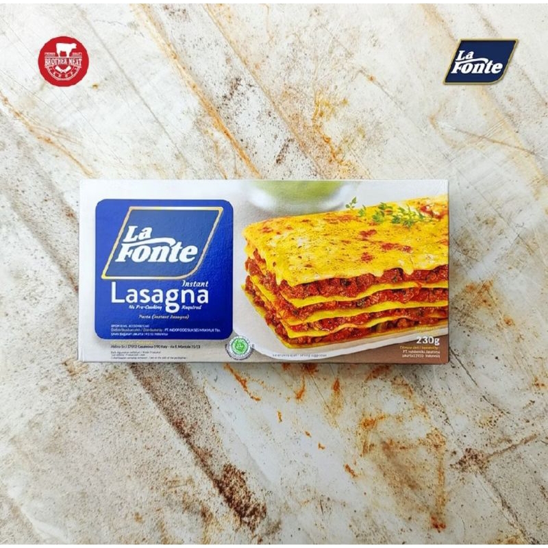 Jual La Fonte Pasta Instant Lasagna 230gr Halal | Shopee Indonesia