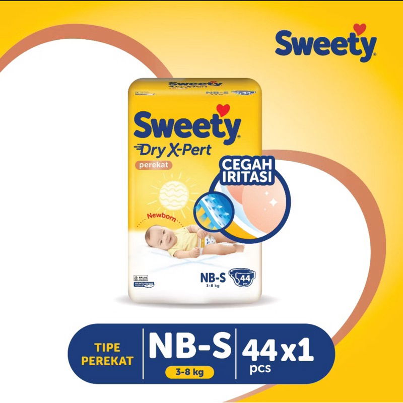 Jual Sweety Newborn Tape/Popok Bayi Baru Lahir/Bronze dan Silver ...