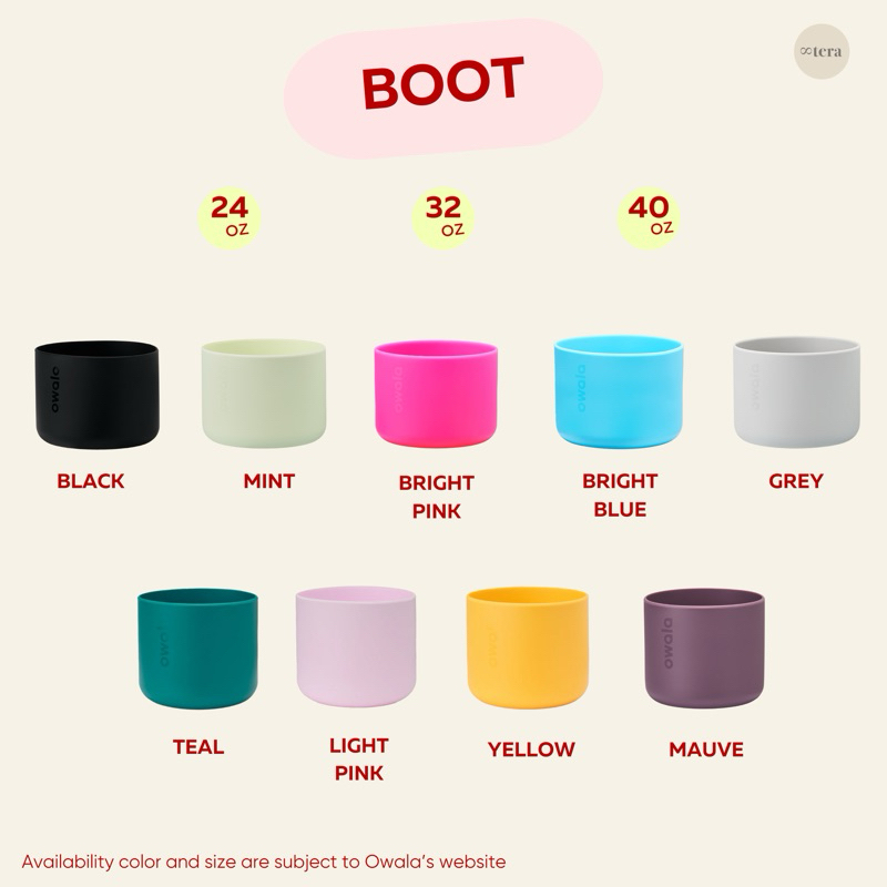 Jual Owala Bottle Boot 24oz 32oz 40oz | Shopee Indonesia