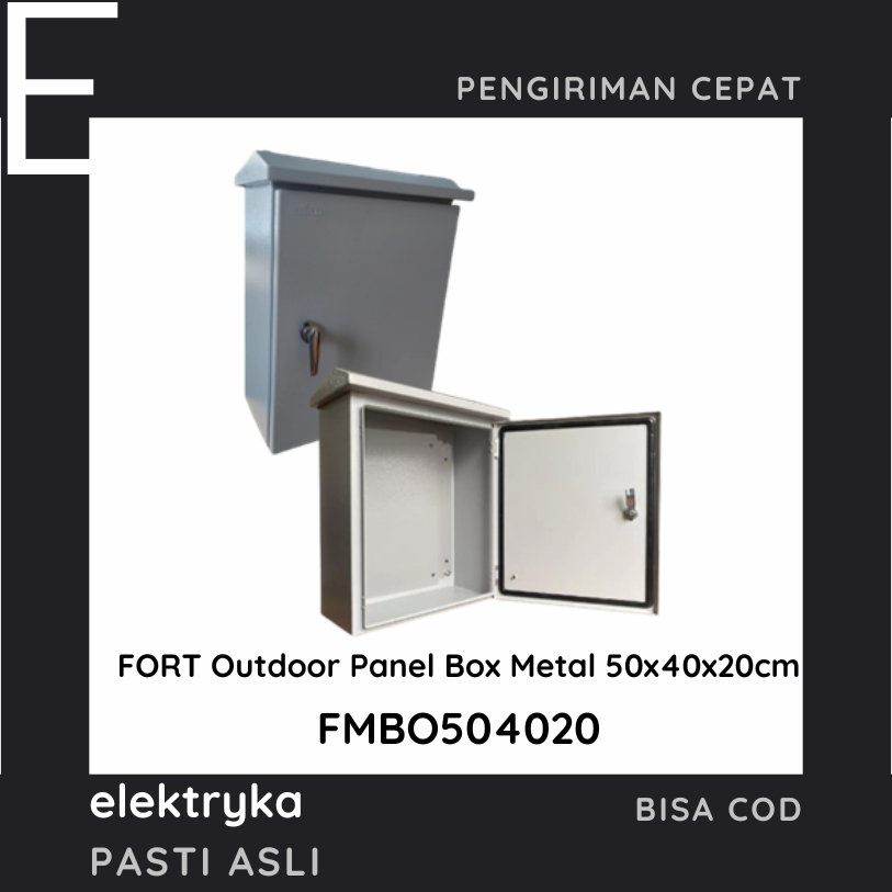 Jual FORT Outdoor Panel Box Metal 50x40x20cm FMBO504020 | Shopee Indonesia