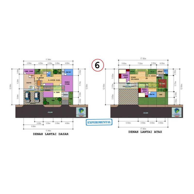 Jual KONSEP DENAH RUMAH MODERN 2 LANTAI. DENAH RUMAH BESAR, DENAH RUMAH ...