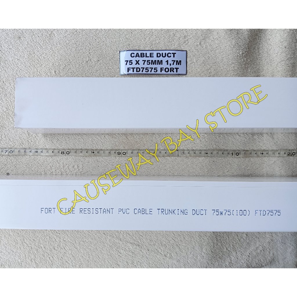 Jual CABLE DUCT / TRUNKING DUCT FTD7575 PANJANG 1,7M FORT | Shopee ...