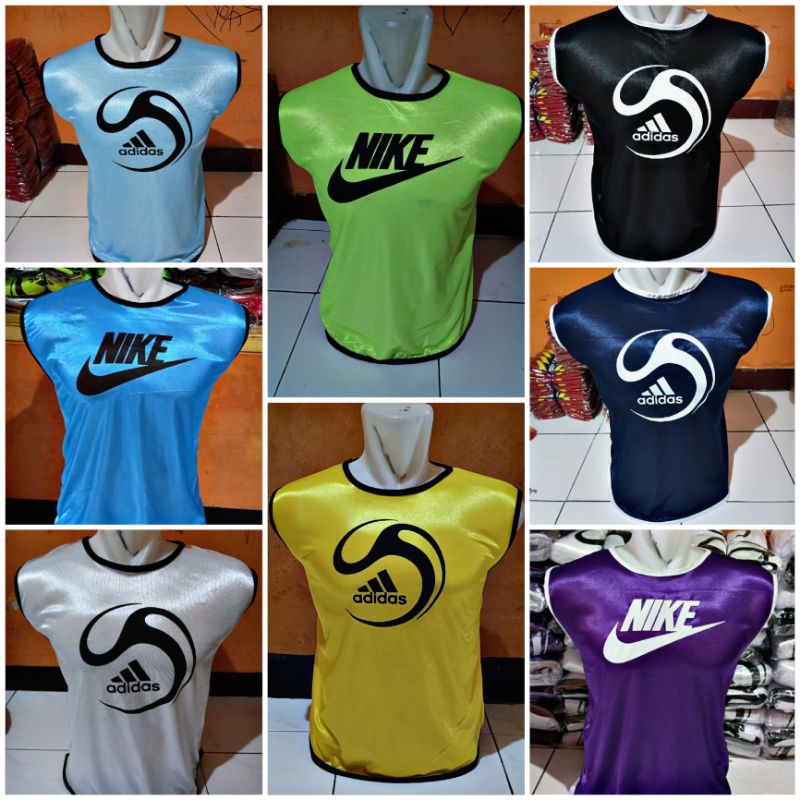 Jual Bisa COD Rompi Latihan/Futsal/Sepakbola Banyak Warna Ukuran Dewasa ...