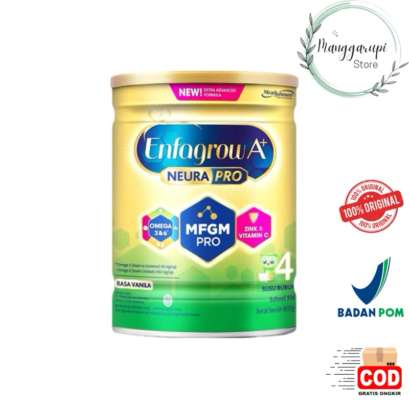 Jual ENFAGROW A+ 4 VANILA 800GR TAHAP 4 3 TAHUN KE ATAS 800 GR ENFA ...