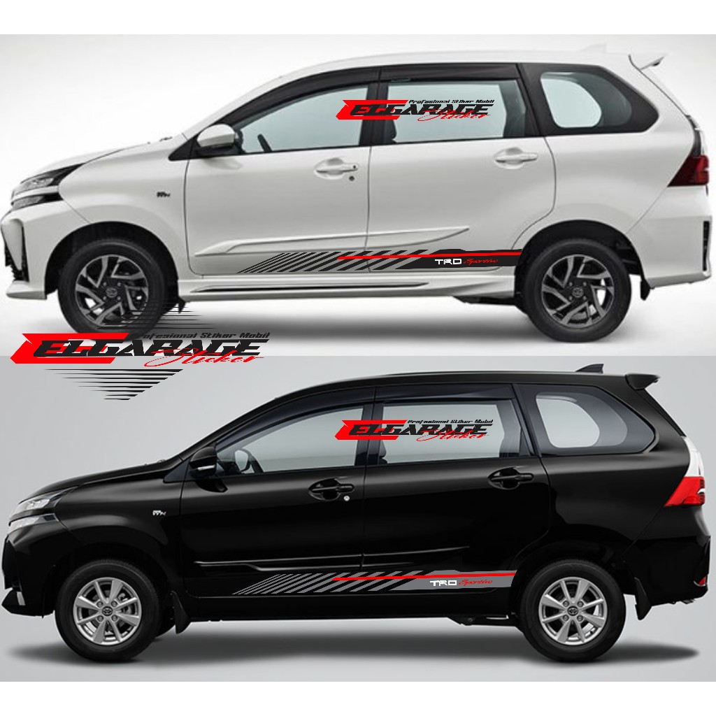 Jual Stiker mobil toyota avanza cutting stiker list minimalis trd ...