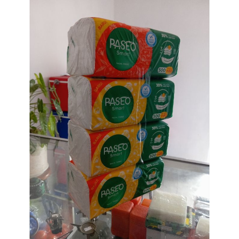 Jual PROMO paket tissue paseo 500+40 sheet ( isi 4 pax) | Shopee Indonesia