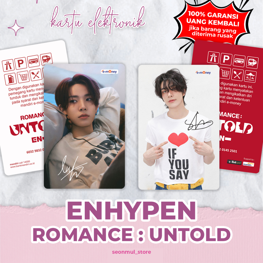 Jual EMONEY ENHYPEN ROMANCE : UNTOLD / BRIZZI FLAZZ TAPCASH TAP CASH ...