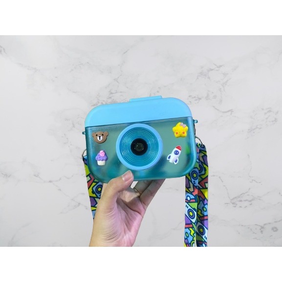 Jual Botol Minum Anak Model Kamera Lucu Camera Bottle 400ml Free Tali ...