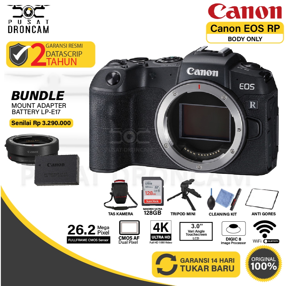 Jual Canon EOS RP Mirrorless Digital Camera Body Only EOS RP BO ...