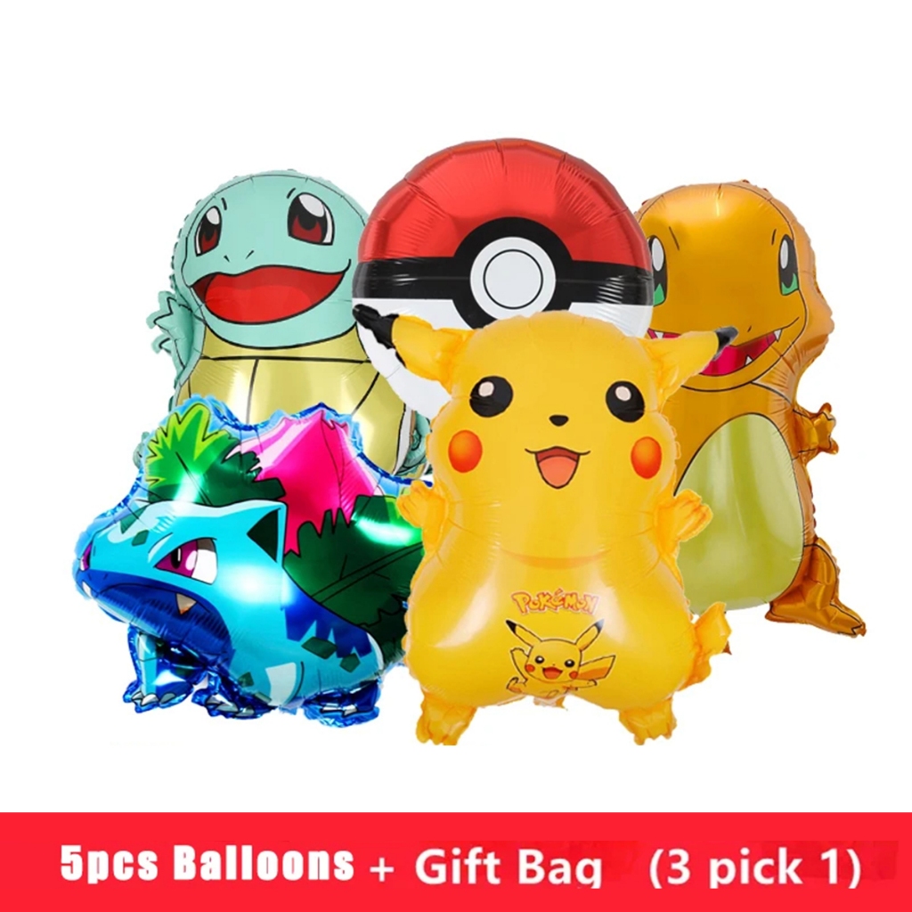 Jual Balon Foil Pokemon/ balon karakter pokemon / balon foil ...