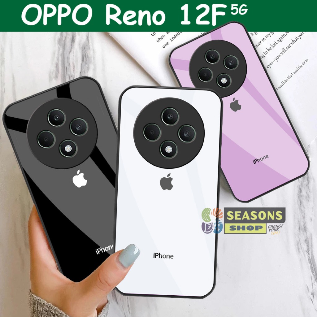 Jual Softcase Kaca Oppo Reno 12F 5G Terbaru 2024 Full Cover Pelindung ...