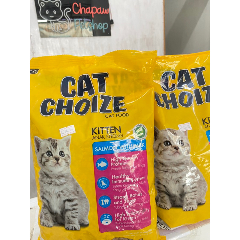 Jual CAT CHOIZE KITTEN SALMON | Shopee Indonesia