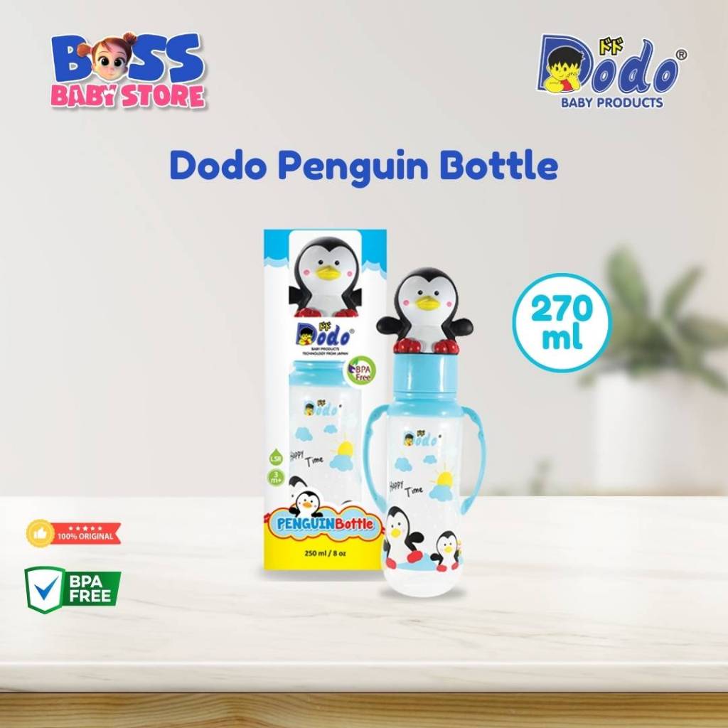 Jual BABY BOSS - Botol Susu PP Penguin Dodo (250 ml) | Shopee Indonesia