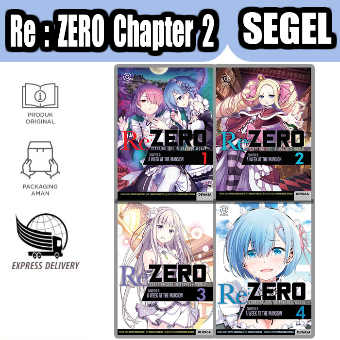 Jual Komik RE : ZERO CHAPTER 2 : A WEEK AT THE MANSION Baru Original Segel | Shopee Indonesia